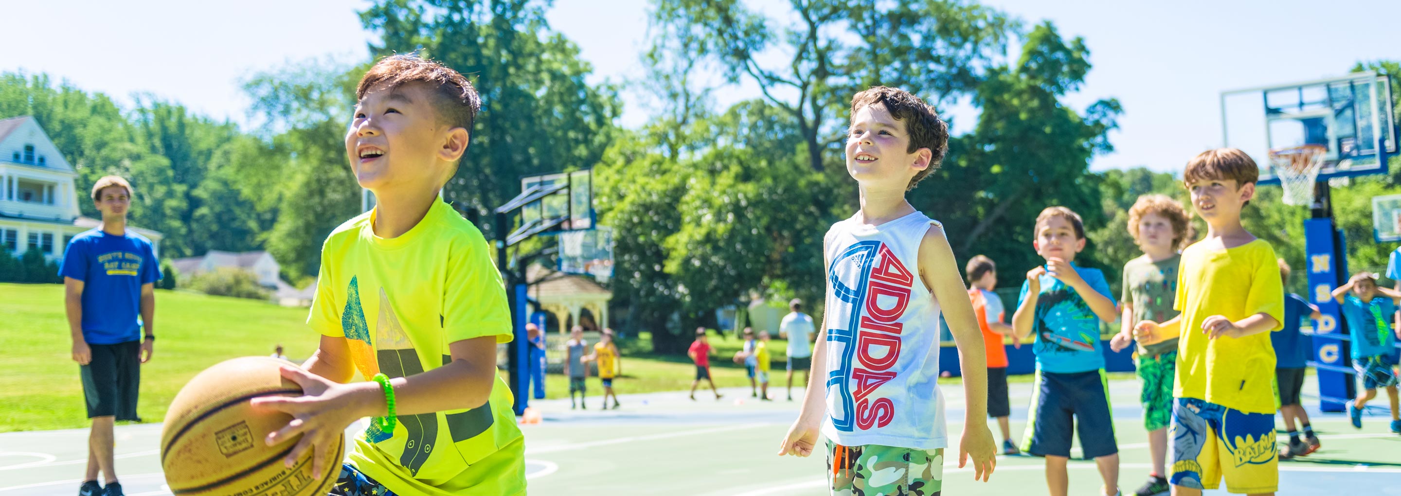 basketball-campers - North Shore Day Camp